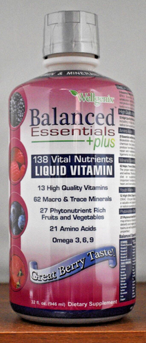 Wellgenix Balanced Essentials + Plus 138 Multivitamin Liquid Vitamin 32 fl oz | eBay