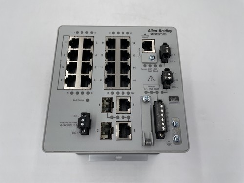 12 port Ethernet Managed Switch 1783-BMS12T4E2CGL Stratix 5700 1783 ...