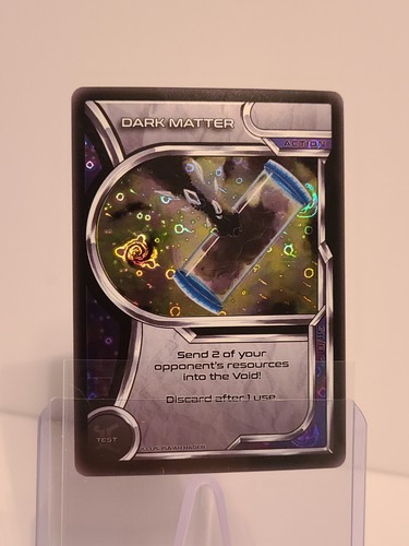 Interstellar TCG Dark Matter Holo Test Card Pre-Kickstarter Limited | eBay