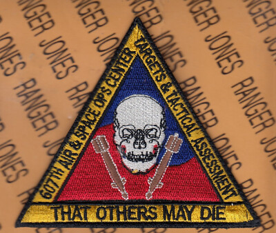 USAF Air Force 607th ASOC Air & Space Operations Center TTA 3.5" patch ...