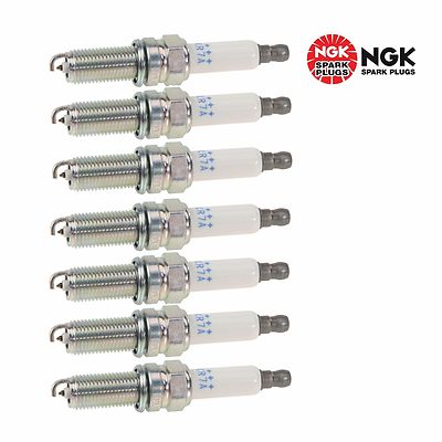 For Set of 8 Pre-Gapped Spark Plugs NGK Laser Platinum Resistor PLKR7A ...