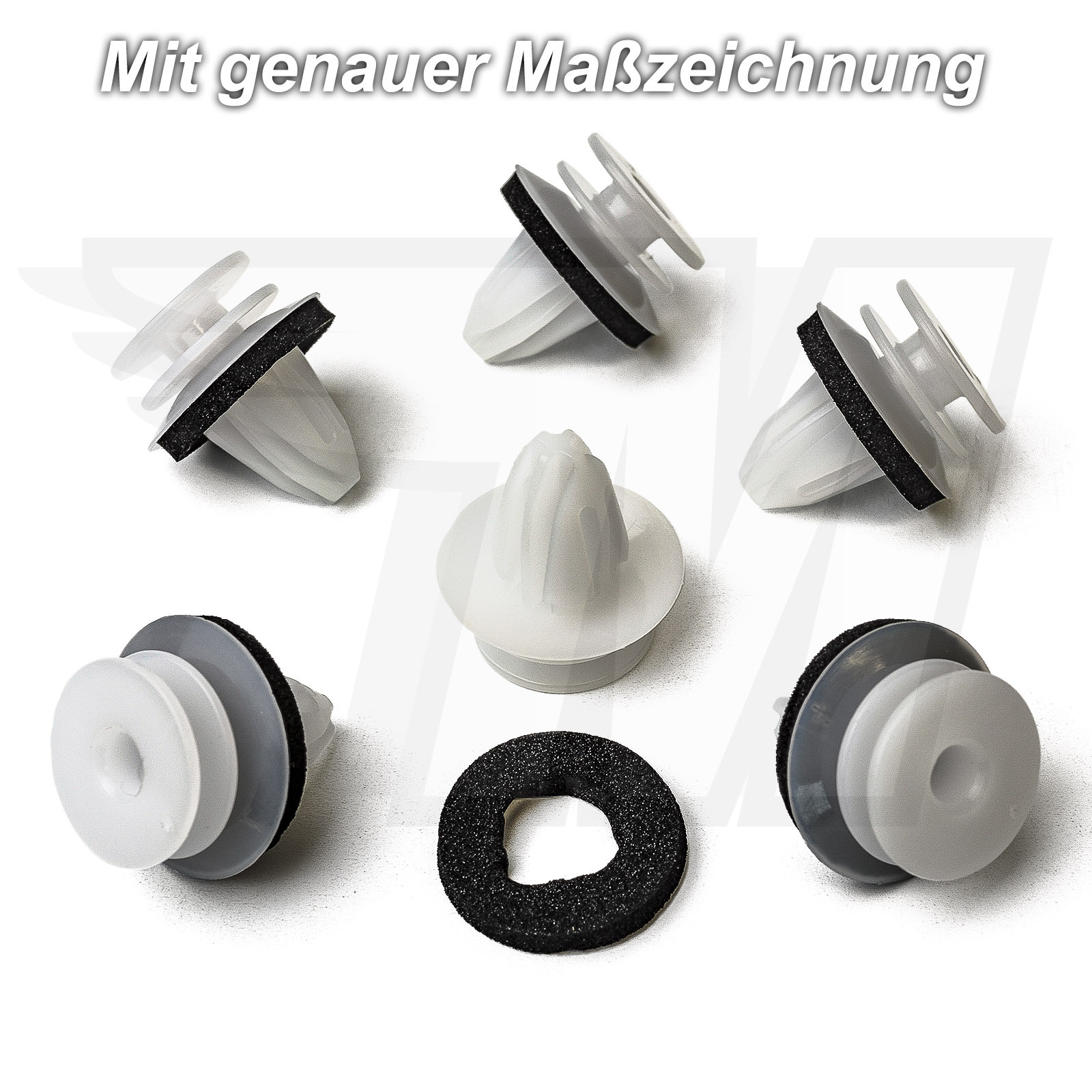 10x Innenverkleidungs Befestigungsclips Dichtung Mercedes Benz VW ...