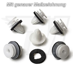 10x innenverkleidungs Mounting Clips GASKET Mercedes Benz VW ...