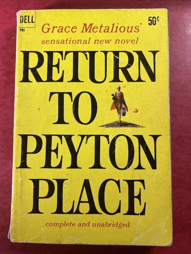 RETURN TO PEYTON PLACE by Grace Metalious (1960, pb) Novel Rape Incest Murder | eBay