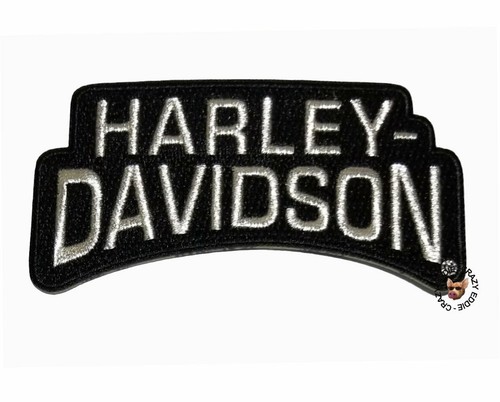 Harley Davidson® Embroidered Stacked Vest Patch 4 Inches Wide NIP | eBay