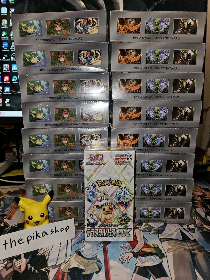 Pokémon TCG JPN Terastal Festival ex sv8a Booster Box 17x LOT SET ...