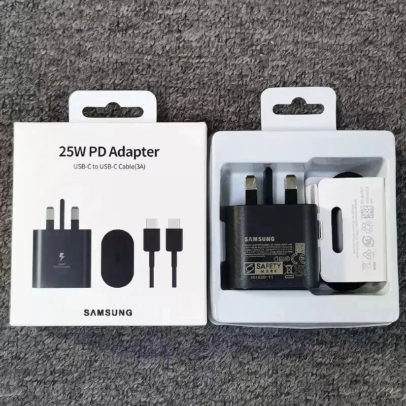 Samsung Galaxy Official 25W Super Fast Charger 2.0 with USB-C to C Data ...