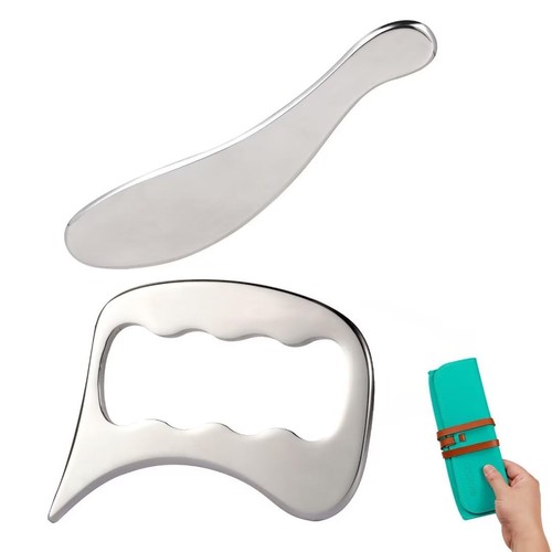 Gua Sha Stainless Steel Muscle Scraping Tool Back Massager for ...