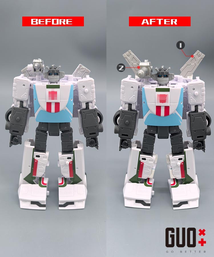3D DIY Filler Cannon Tail Spoiler Upgrade Kit For SS Devastation ...
