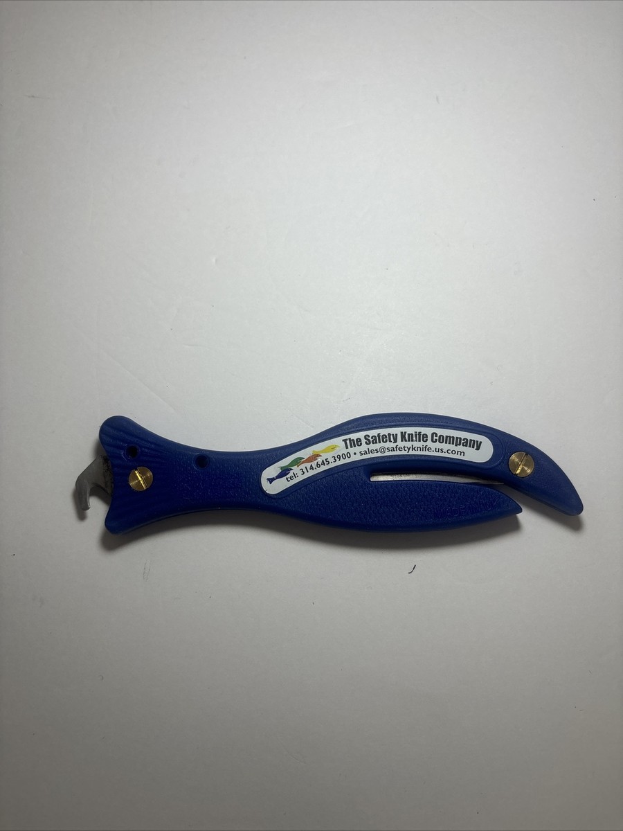 Fish 200 Original Enclosed Blade Safety Box Cutter (1, Red) : Amazon.co.uk