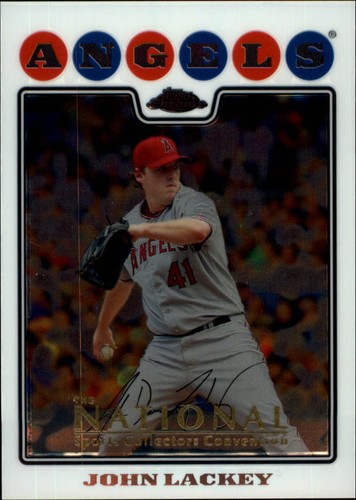 2008 Topps Chrome Baseball Card #28 John Lackey | eBay