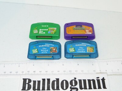Lot 4 Leapfrog Leappad Storybook Game Cartridge Only Arthur Wizard Oz ...