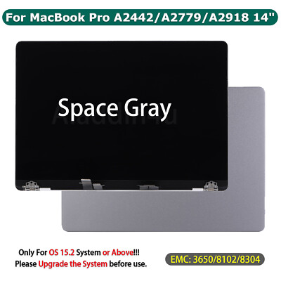 New LCD Screen Display Assembly For Macbook Pro 14" A2442/A2779/A2918 ...