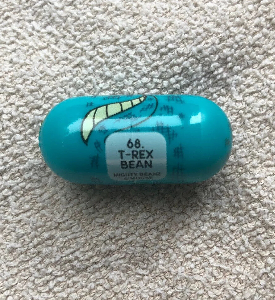 Mighty Beanz #68 T-REX Bean | eBay
