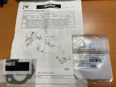 Gasket Volvo V 4938761 - 4932615 x 2 - 3104230 | eBay