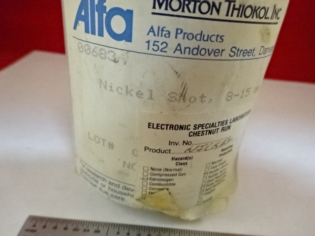 NICKEL Ni SHOT METAL PURE CHEMICAL 800 GRAMS AS IS #IL6-22 | eBay
