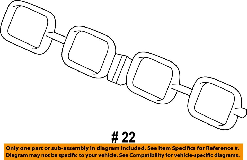 GM OEM 02-23 ATS EngineTransaxle Engine Parts-Intake Manifold Gasket ...