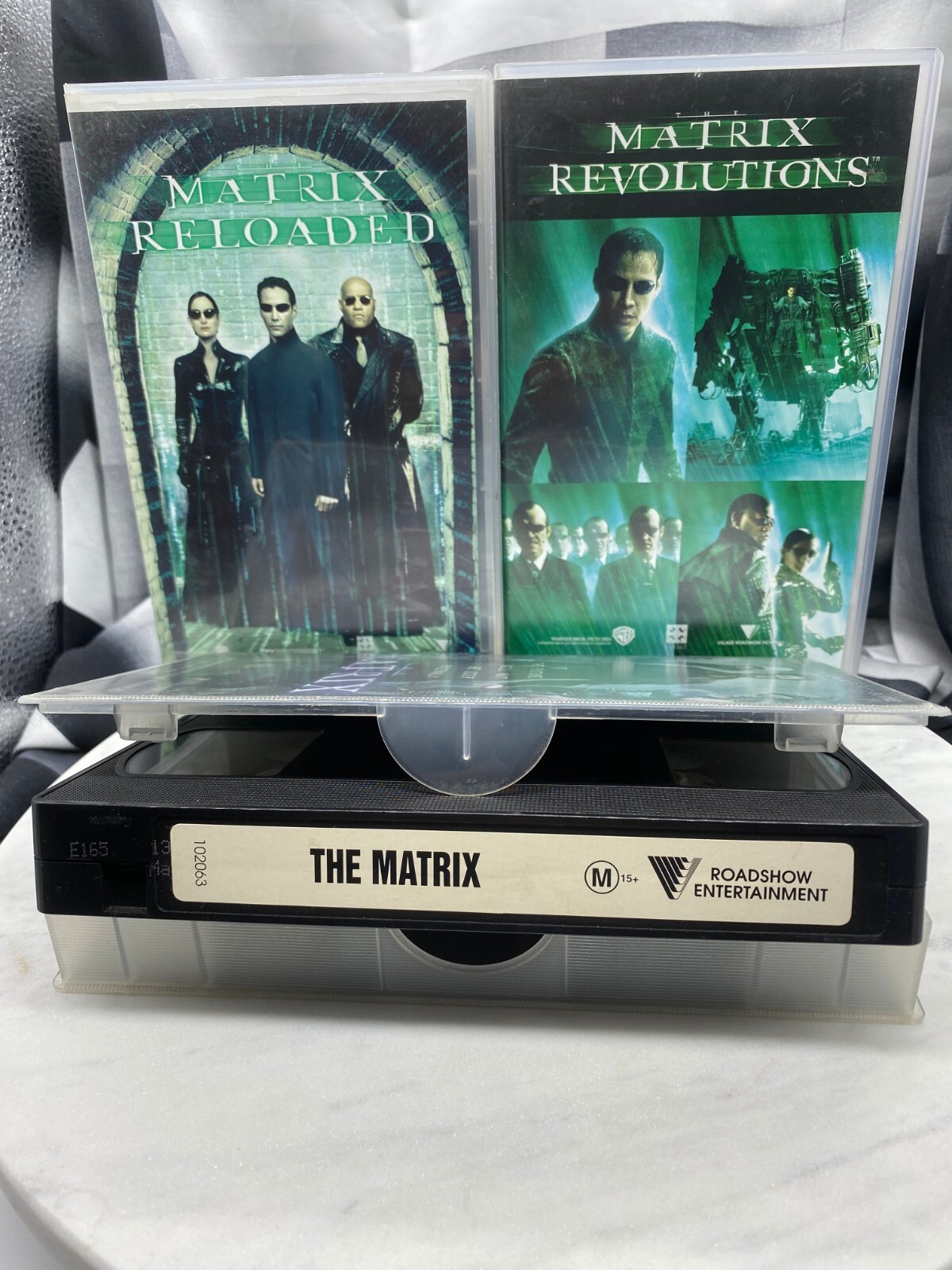 The Matrix + Reloaded + Revolutions [VHS] Roadshow Video Tape Bundle | eBay