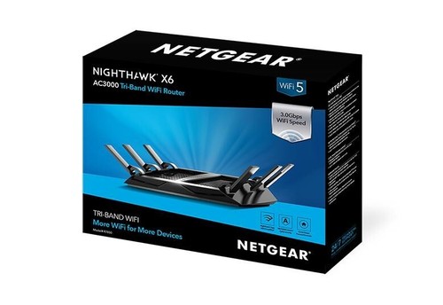NETGEAR Nighthawk X6 AC3000 Tri-band 3.0 Gbps WiFi Speed Router | eBay