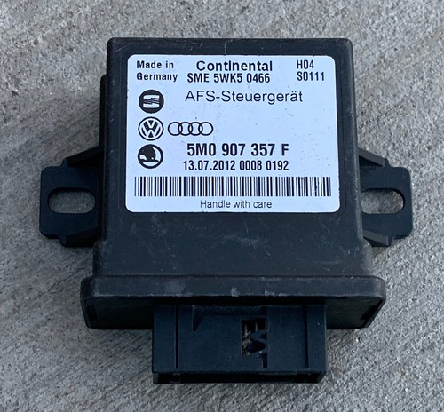 VOLKSWAGEN HEADLIGHT LAMP RANGE CONTROL MODULE UNIT OEM 5M0 907 357 F ...