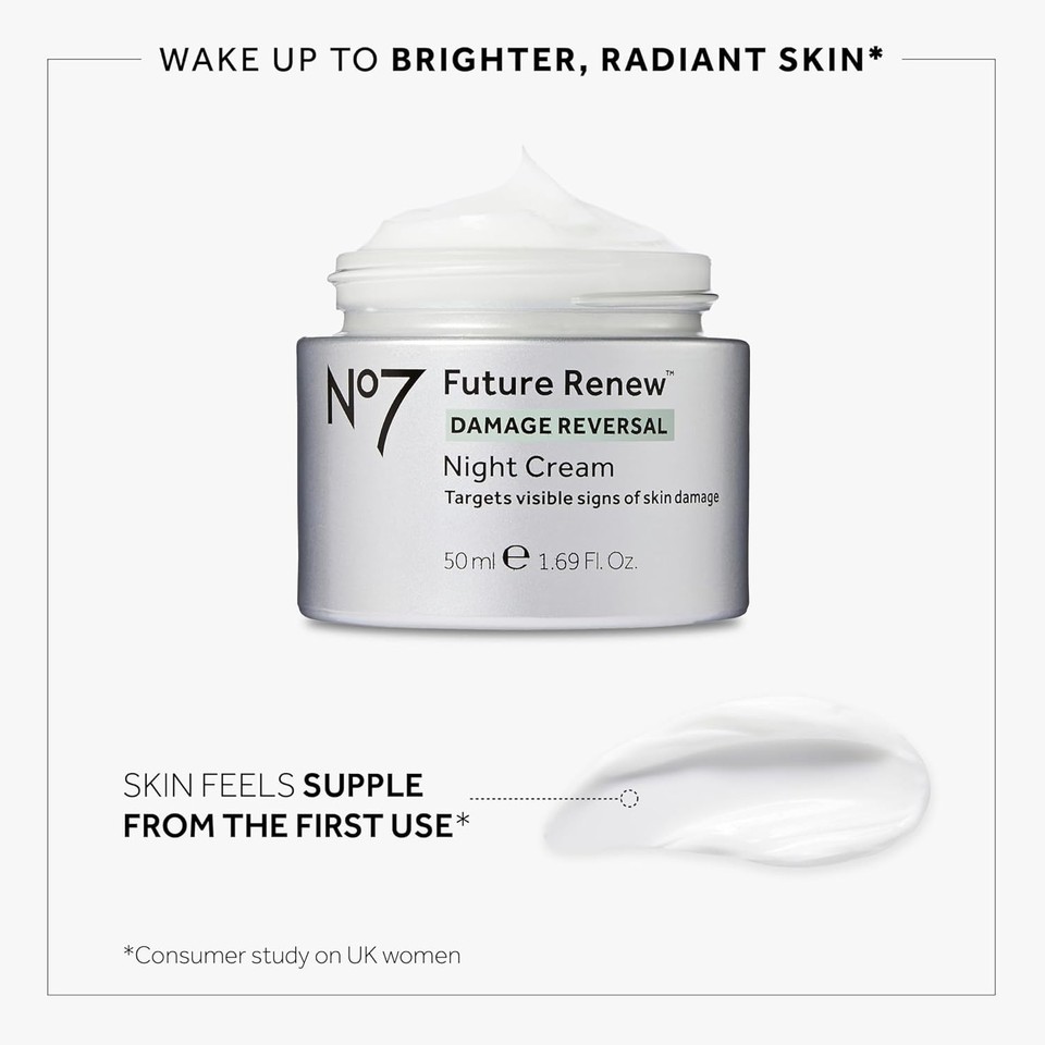 No7 Future Renew Damage Reversal Skincare Set - Anti Aging Face Serum ...