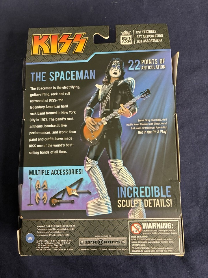 KISS The Spaceman Destroyer Tour Action Figure 2020, Ace Frehley NEW ...