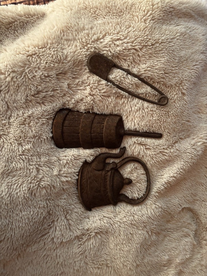 Vintage Sexton Cast Iron Metal Kitchen Decor Wall Hangings Set of 3 | eBay