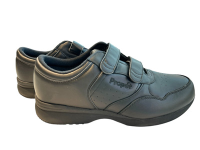 Propet Life Walker Double Strap Black Walking Shoe Mens 11.5 3E(X ...
