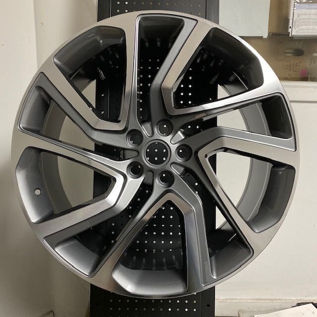 22" GUNMETAL AUTOBIOGRAPHY DYNAMIC RIMS WHEELS FITS LAND ROVER ...