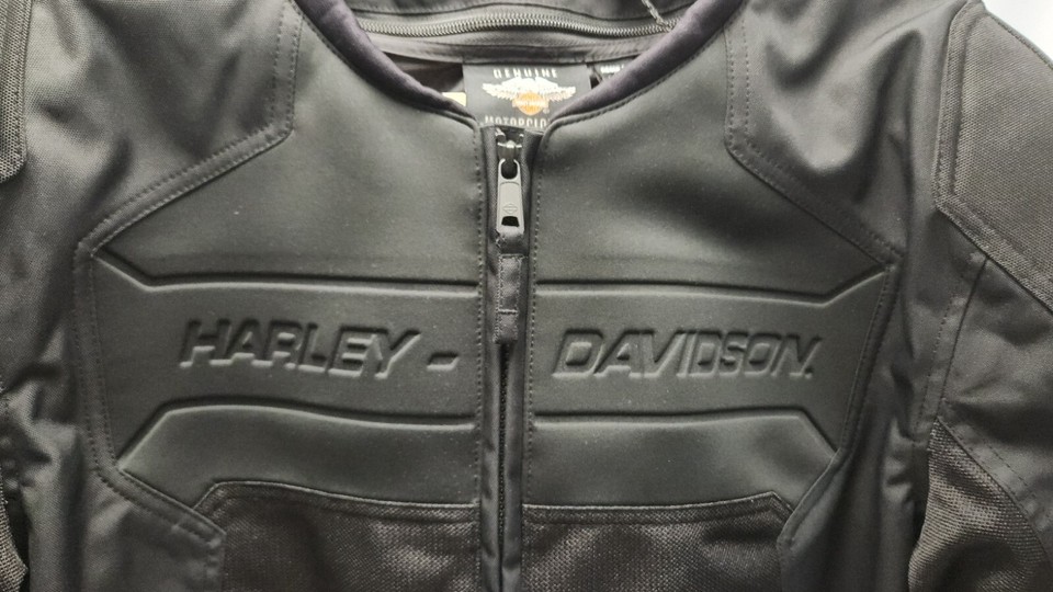$395 New Men's Harley-Davidson Brawler Genuine Mixed Media Jacket 98103 ...