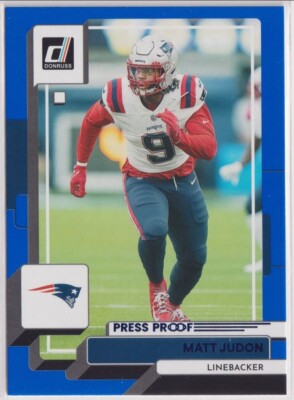 2022 Donruss Press Proof Blue #137 Matt Judon | eBay