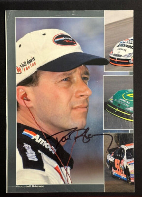 NASCAR Illustrated Autograph Auto Dave Blaney Poster | eBay