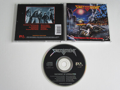 SACRAMENT Testimony Apocalypse CD 1990 THRASH VERY RARE ORIG 1st PRESS ...