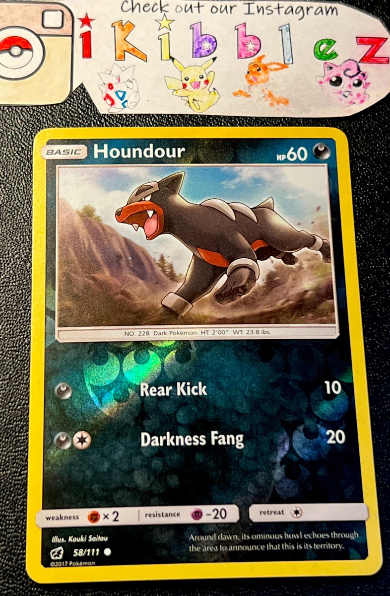 Houndour Pokemon Card