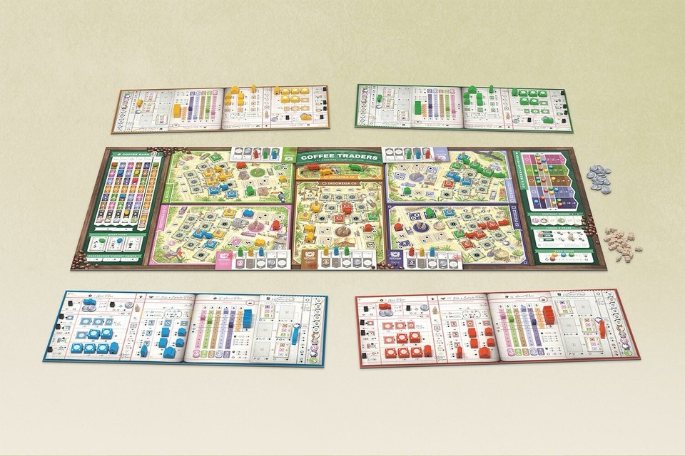 Caffè Commercianti Skellig Games Gioco Tavolo per Famiglie Kennerspiel ...