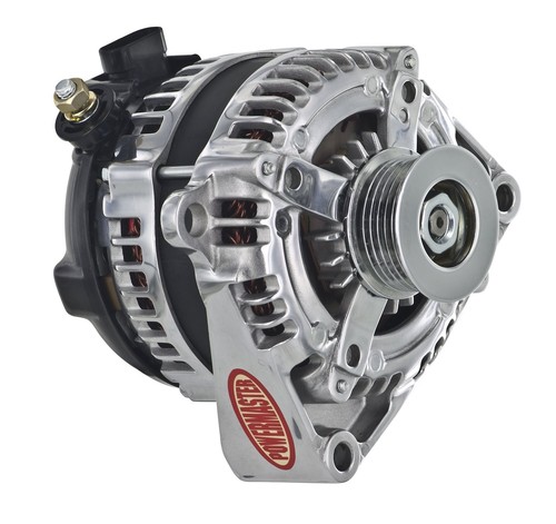 Powermaster 864009-1 GM 12si-Style Alternator Polished 1-Wire 175 Amp 6 ...