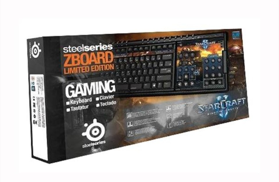 SteelSeries Zboard Starcraft II Limited Edition Gaming Keyboard (UK ...