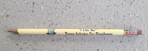 Dwight Eisenhower VTG 1950s Presidential Campaign Pencil Young Industry ...