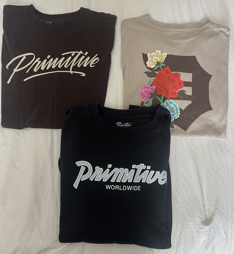 Primitive Skateboards Logo Tee Shirt & Sweatshirt Men’s Size Medium ...