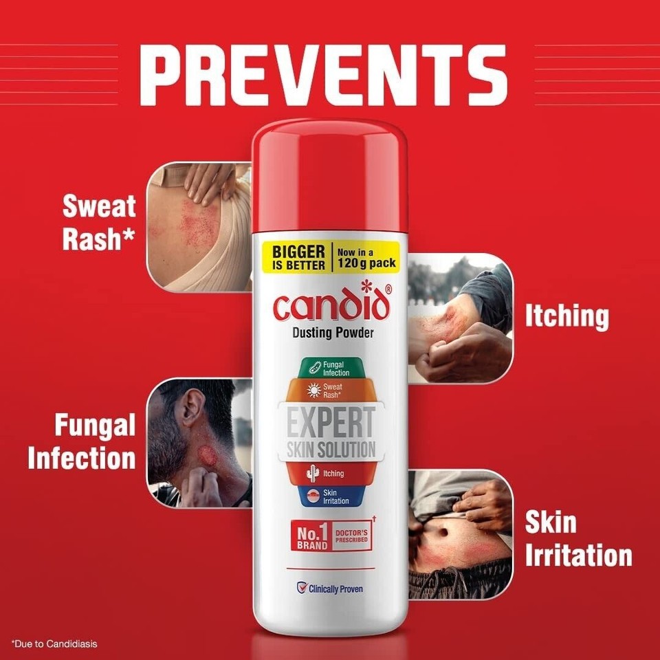 Candid Dusting Powder Expert Skin Solution - 60 gm Kostenloser Versand ...