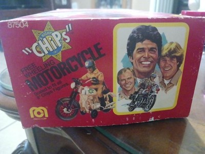Mego Chips Free Wheeling Motorcycle in Original Box | eBay