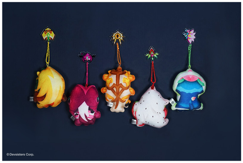 NEW Cookie Run OvenBreak Dragon Cookies Plush Keyring Keychain Toy Set ...