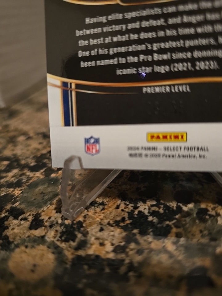 2024 Panini Select Bryan Anger Premier Level Orange & Blue Shock Prizm ...