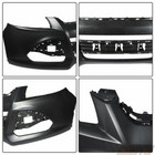 Front Bumper Cover For 2013 2014 2015 2016 Ford Escape Black Plastic ...
