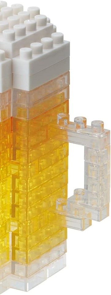 Kawada Nanoblock beer representative alcoholic drinks rich color NBC ...