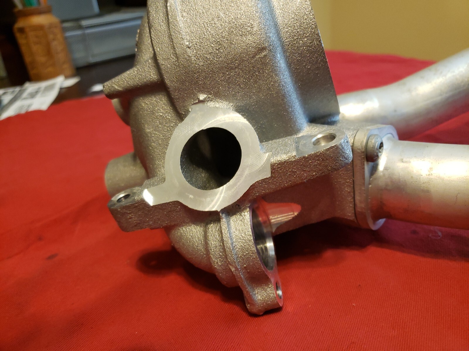 NEW Porsche Cayenne Panamera Thermostat Housing 94810608000 94810608002 ...