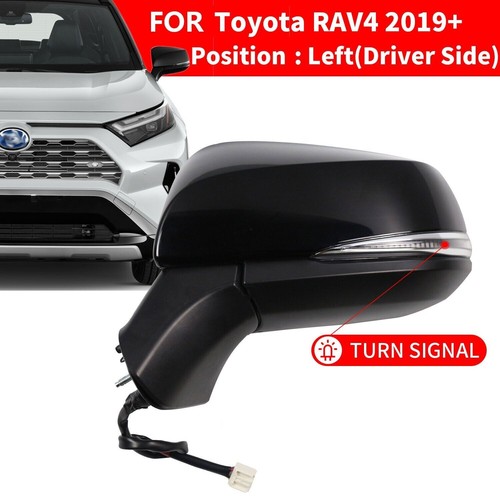 Left Side Mirror for 2019-2024 Toyota RAV4 Power Heated Lamp BSM Door ...