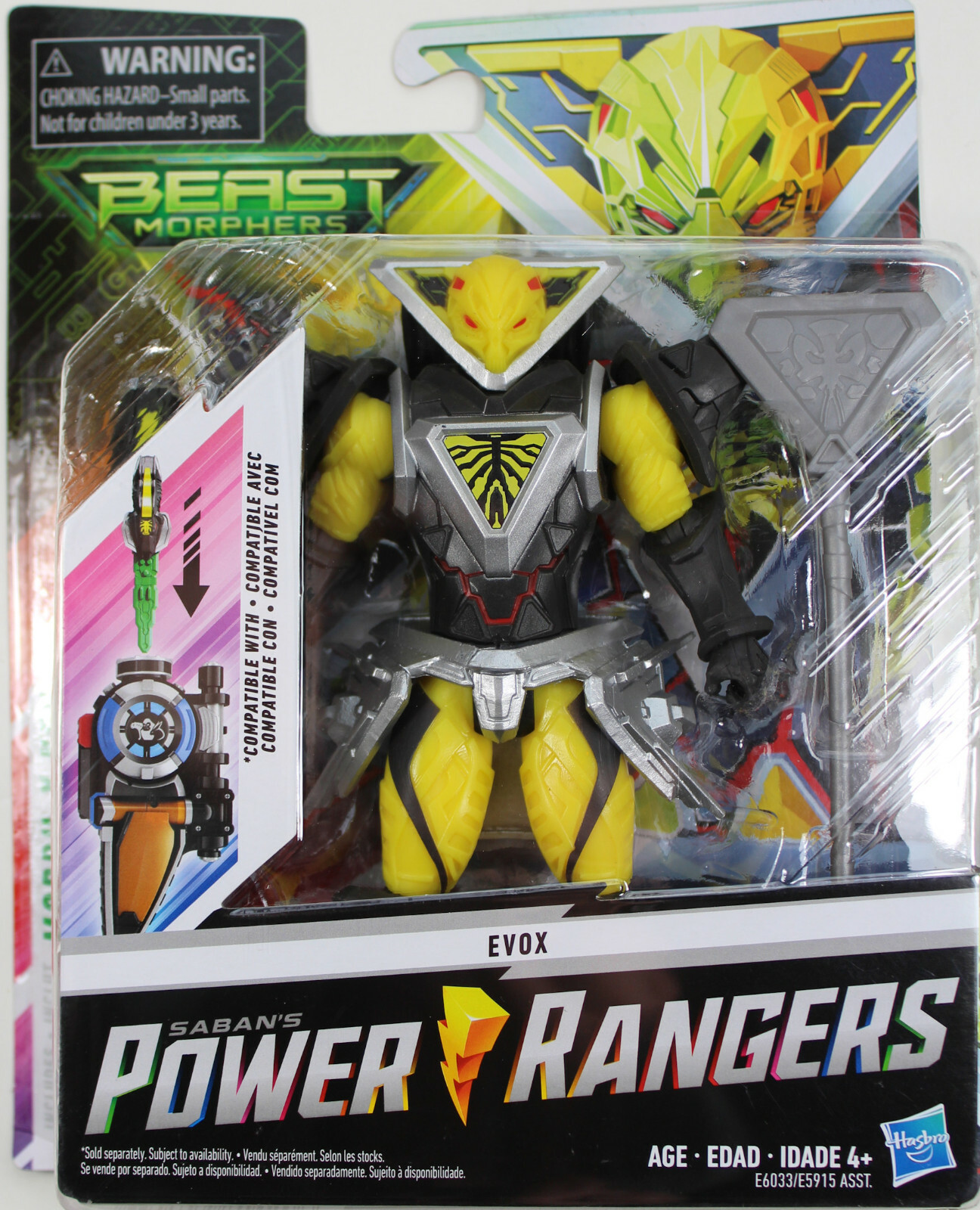 Power Rangers Beast Morphers ~ 6" EVOX Action Figure ~ Hasbro | eBay