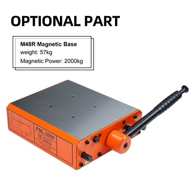 Base Magnet 2000kg Magnet Power Magnetic Base for M48 Tapping Arm ...