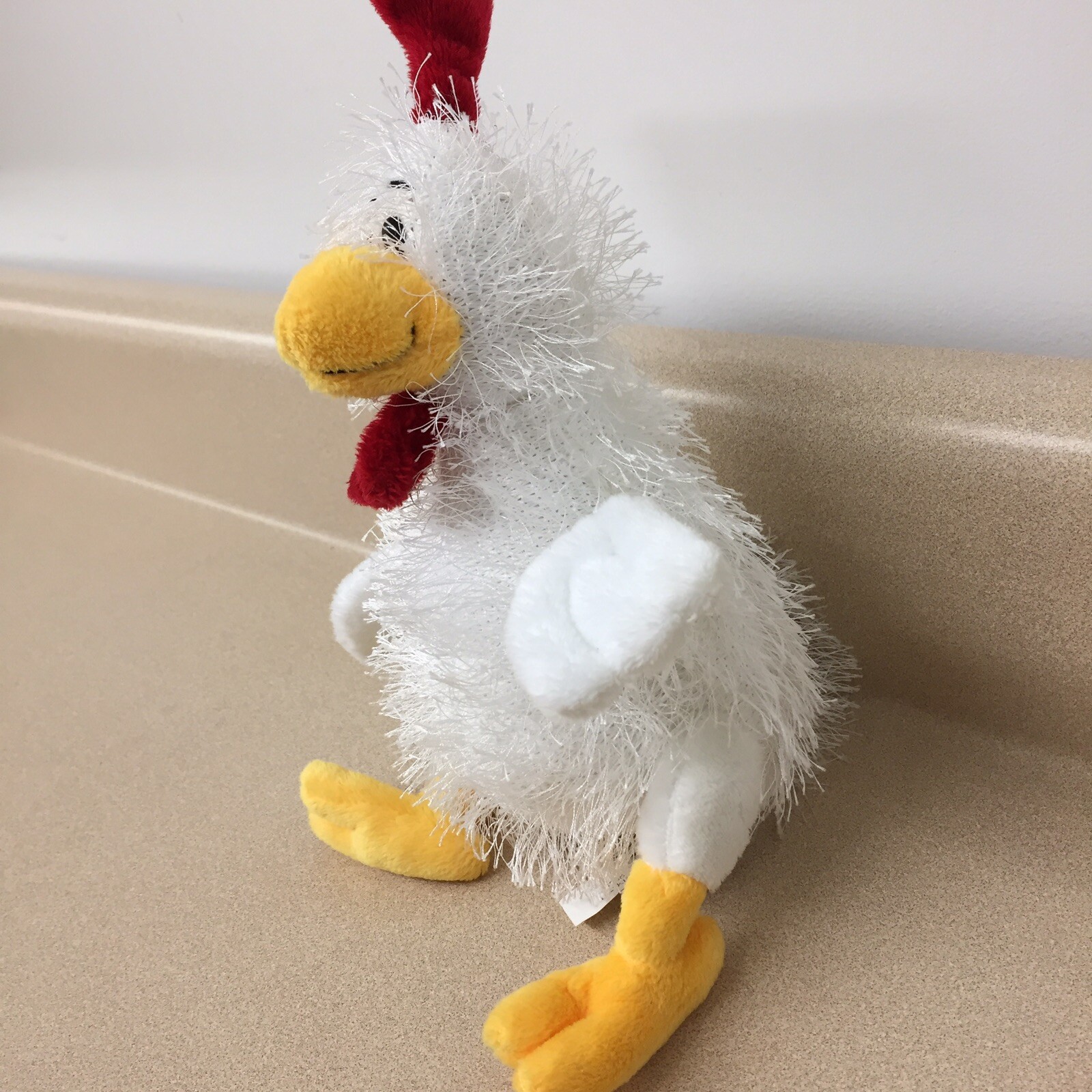 Webkinz Lil' Kinz chicken HS205 no code 8” Plush Stuffed Farm Animal ...